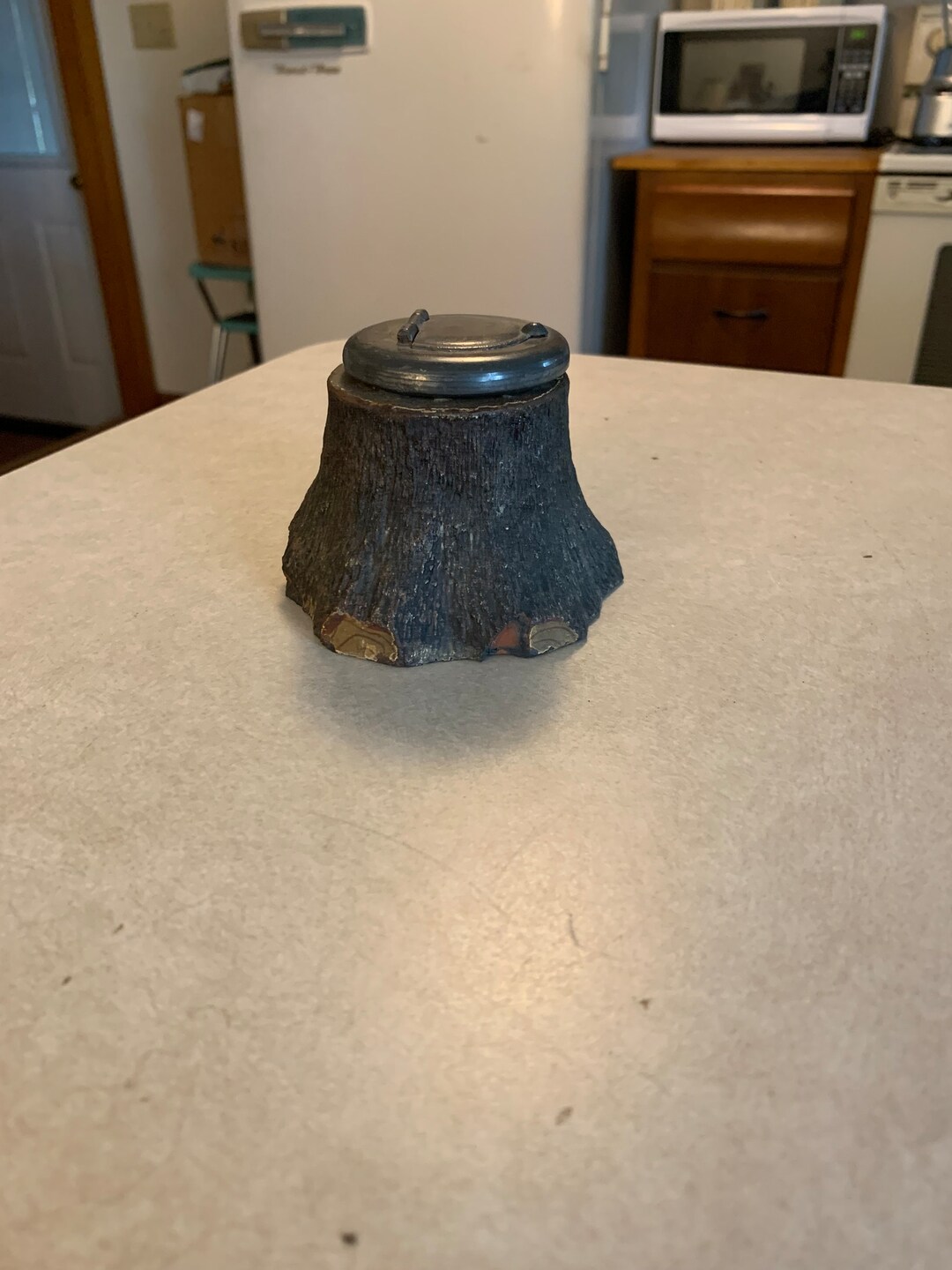 Old Inkwell Tree Stump Form Glass Insert - Etsy