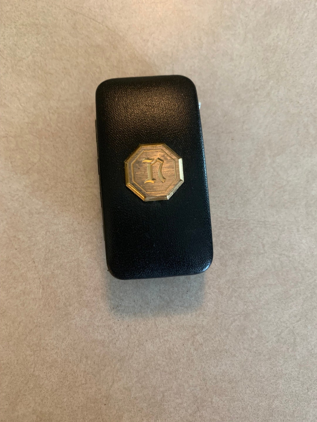 NEW Swank Black Hard Key Case With Monogram - Etsy
