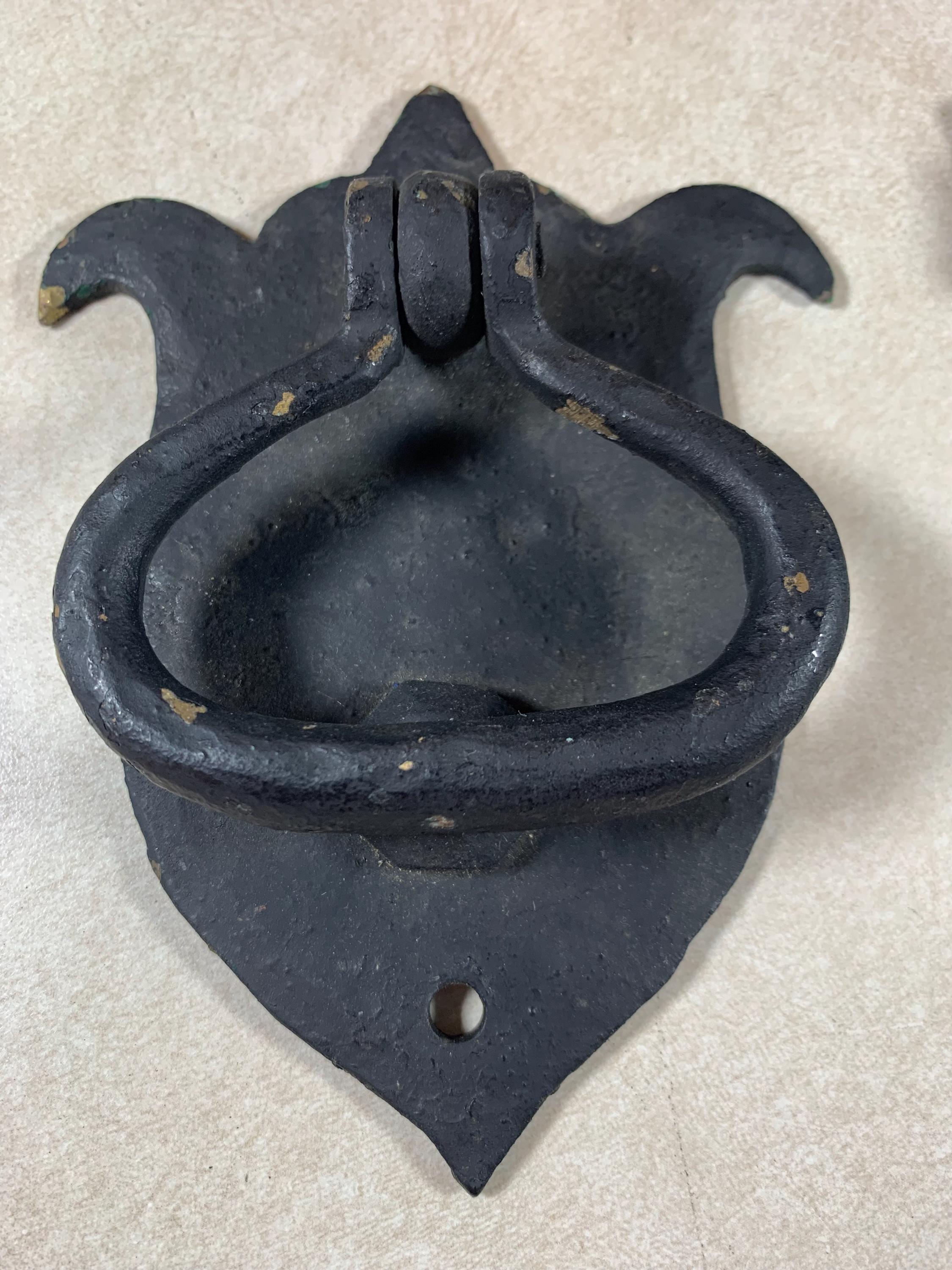Hand Forged Arts & Crafts Door Knocker Latch Hasp - Etsy