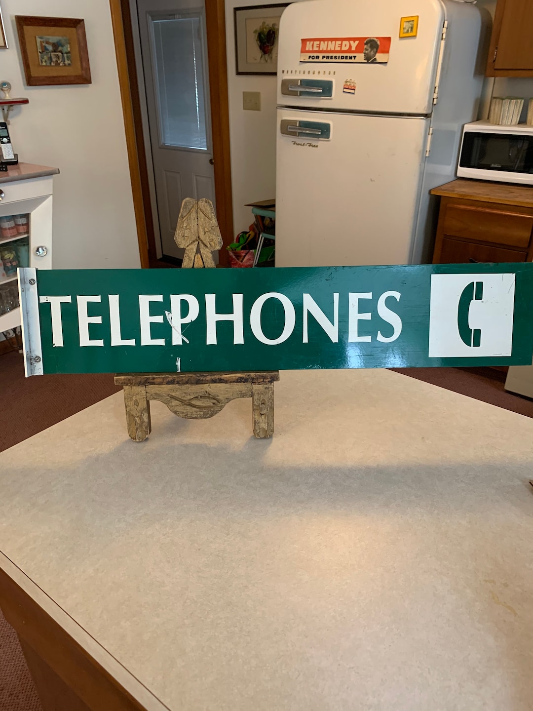 Wall Mount Telephone Sign - Etsy