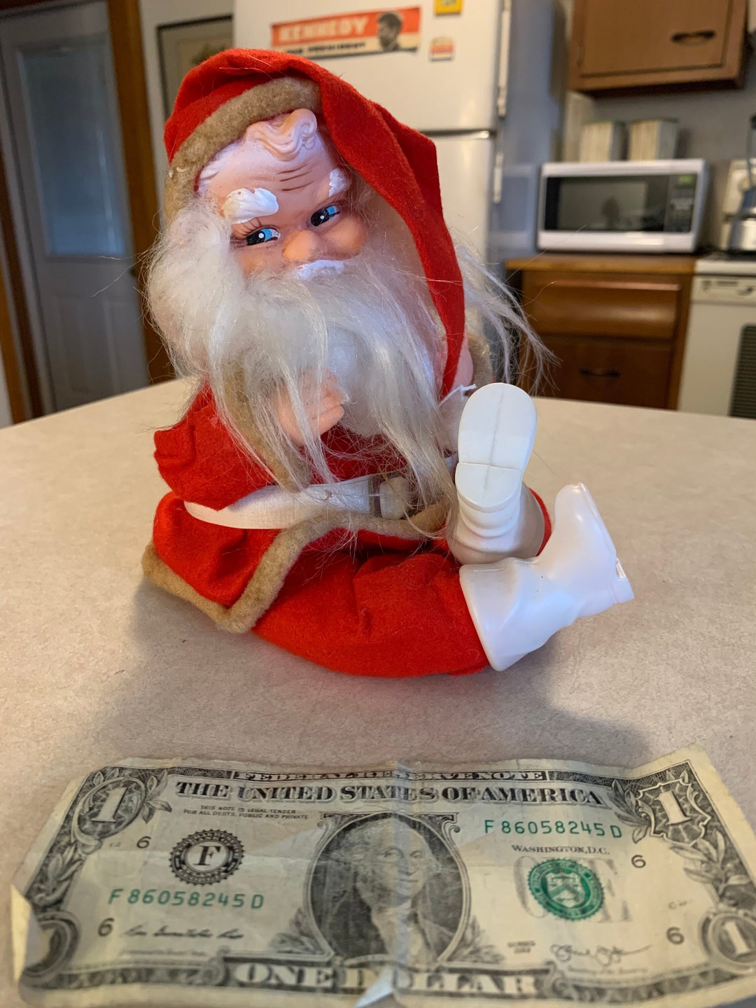 Working Wind up Santa Jingle Bells - Etsy