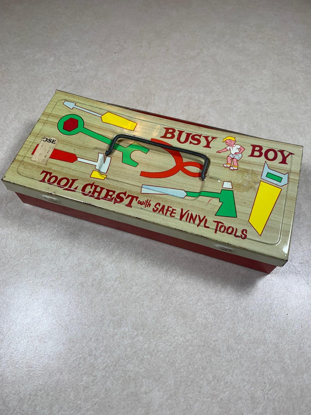 Busy Boy Tool Chest With Safe Vinyl Tools - Etsy