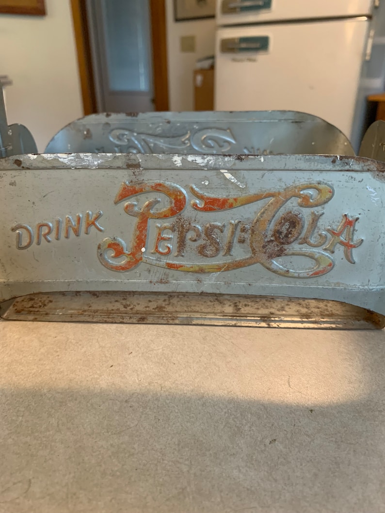 Old Aluminum Pepsi Cola Six Pack Bottle Carrier - Etsy