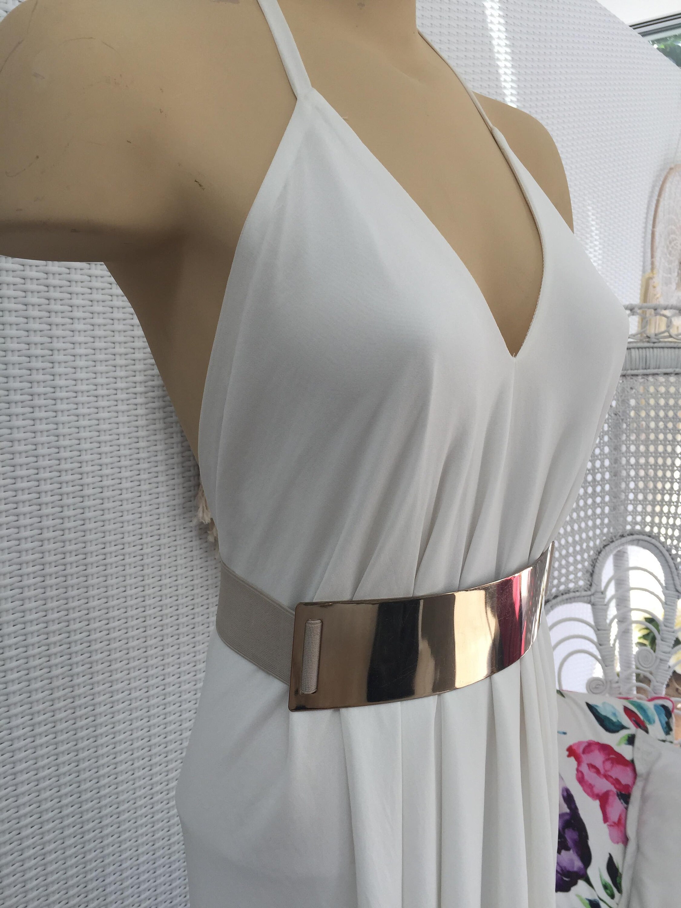 Metallic Gold Belt NEW SAMPLE - Etsy