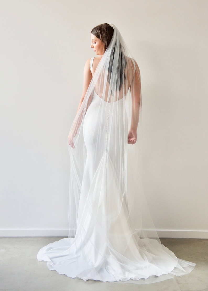 Georgia Comb With Detachable Veil SAMPLE - Etsy