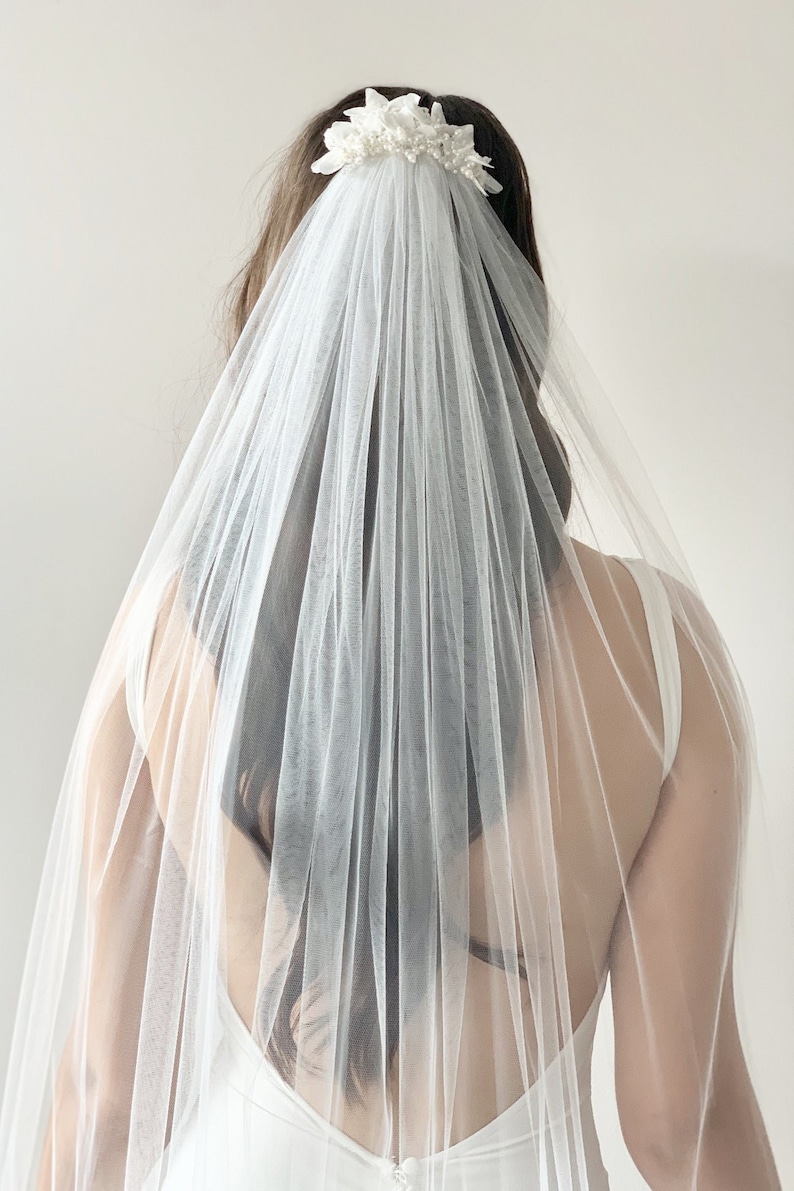 Georgia Comb With Detachable Veil SAMPLE - Etsy