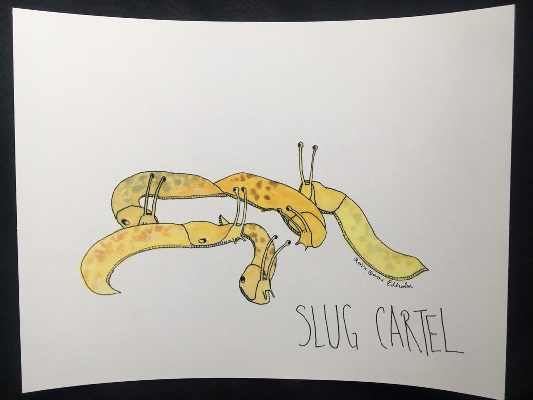 Slug Cartel Art Print Original Comic Artwork Cartoon Drawing - Etsy