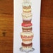 Birthday Card Extra Tall Card With Birthday Cake Stack Illustration - Etsy