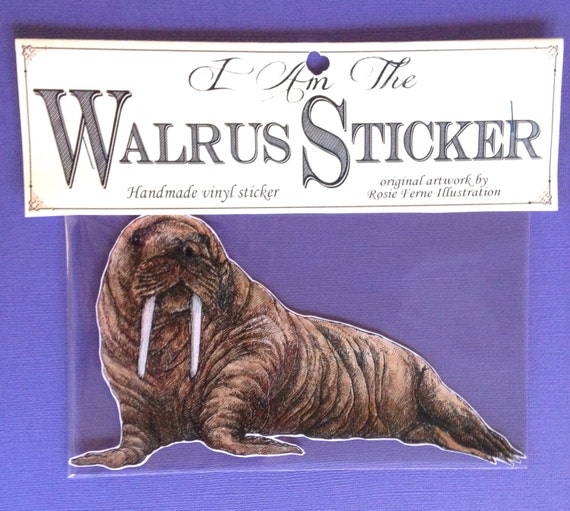 Holiday & Seasonal Cards Deck the Walrus holiday card with original ...