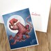 Santa Octopus believe Christmas Holiday Card - Etsy