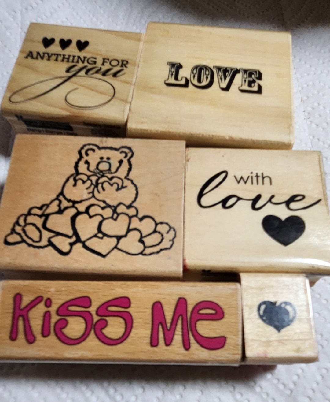 Wooden Stamps / Rubber Stamps / Love Stamps / Scrapbooking / Craft ...