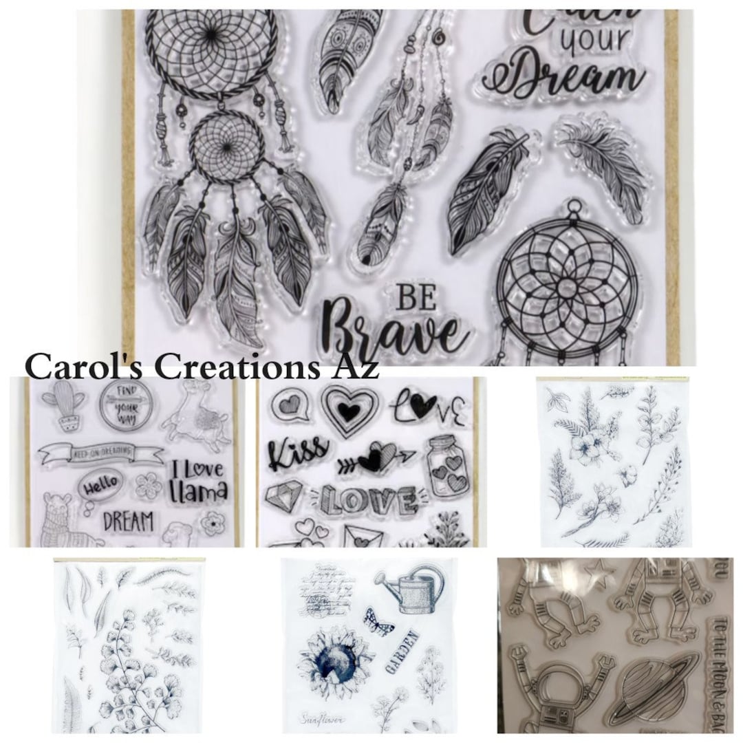 Clear Stamp Sets / Crafter Square Stamp Sets / Card Making ...