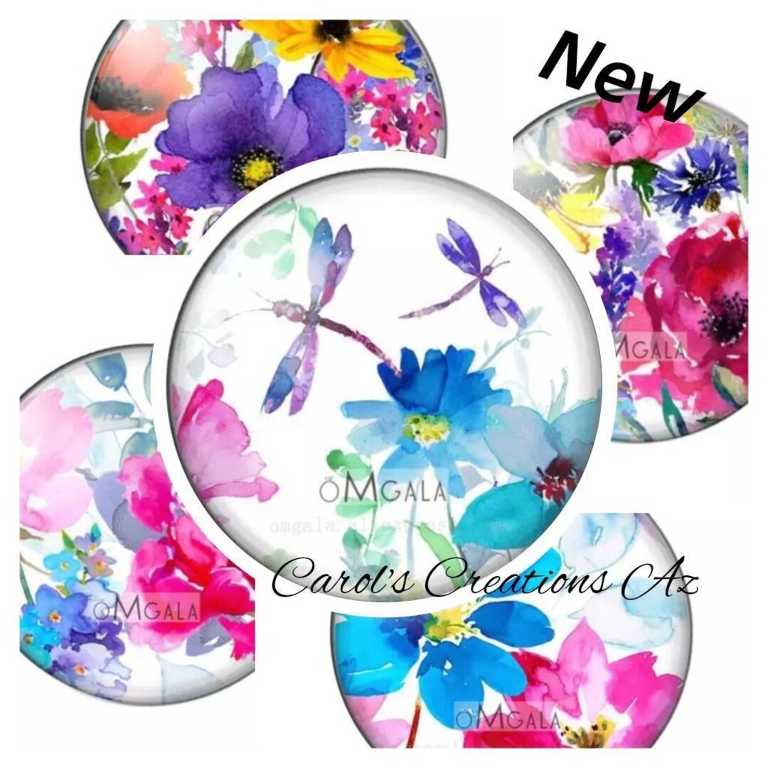 Flower Cover Minder / Glass Cover Minders / Cover Minders / Diamond ...