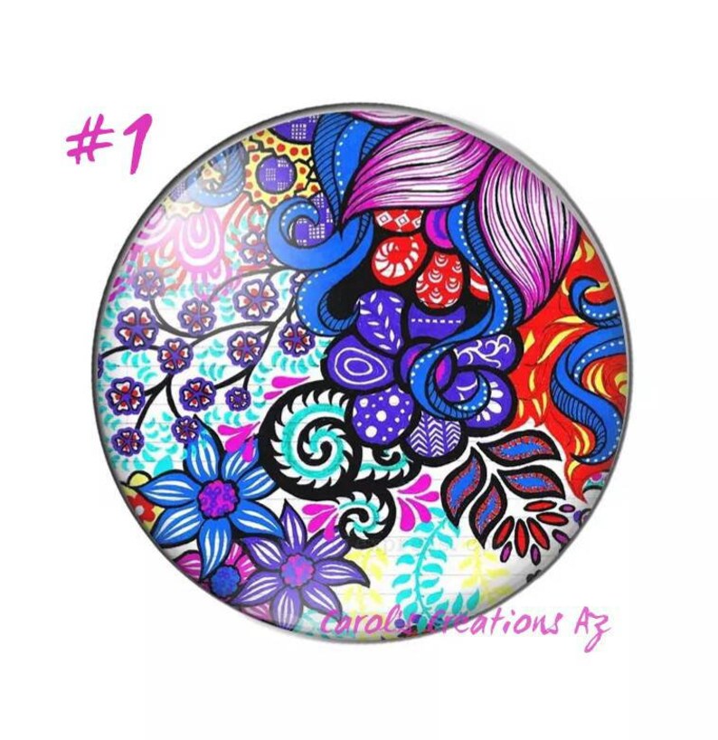 Glass Cover Minder / Flower Cover Minder / Cover Minders / Diamond ...