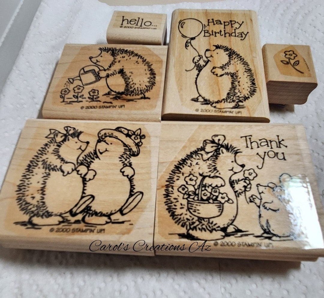 Stampin up Stamp Set / Retired/discontinued Stamp Set / Wooden Stamps ...