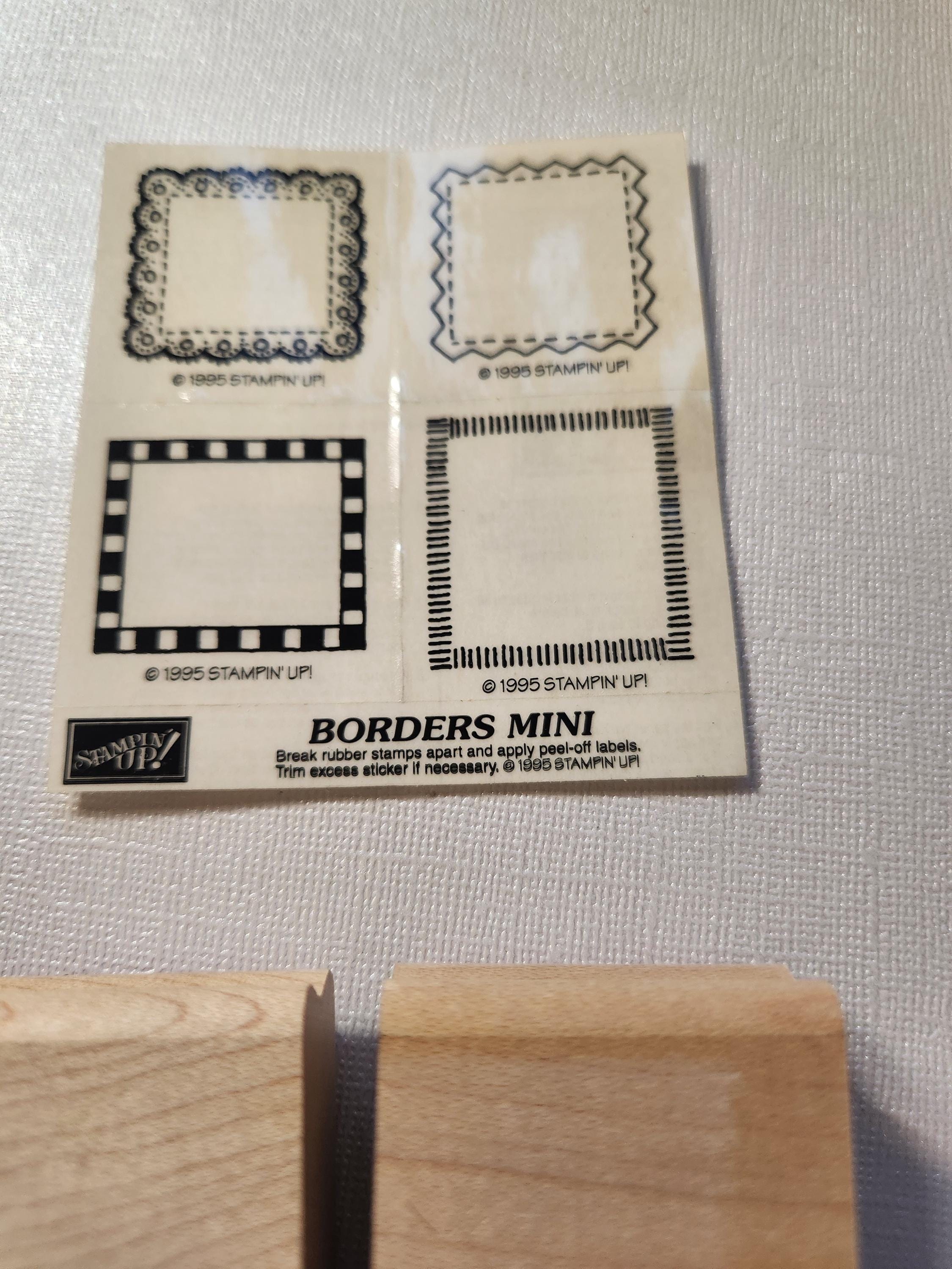 Stampin up Stamp Set / Borders Mini / Craft Stamps / Craft Supplies ...