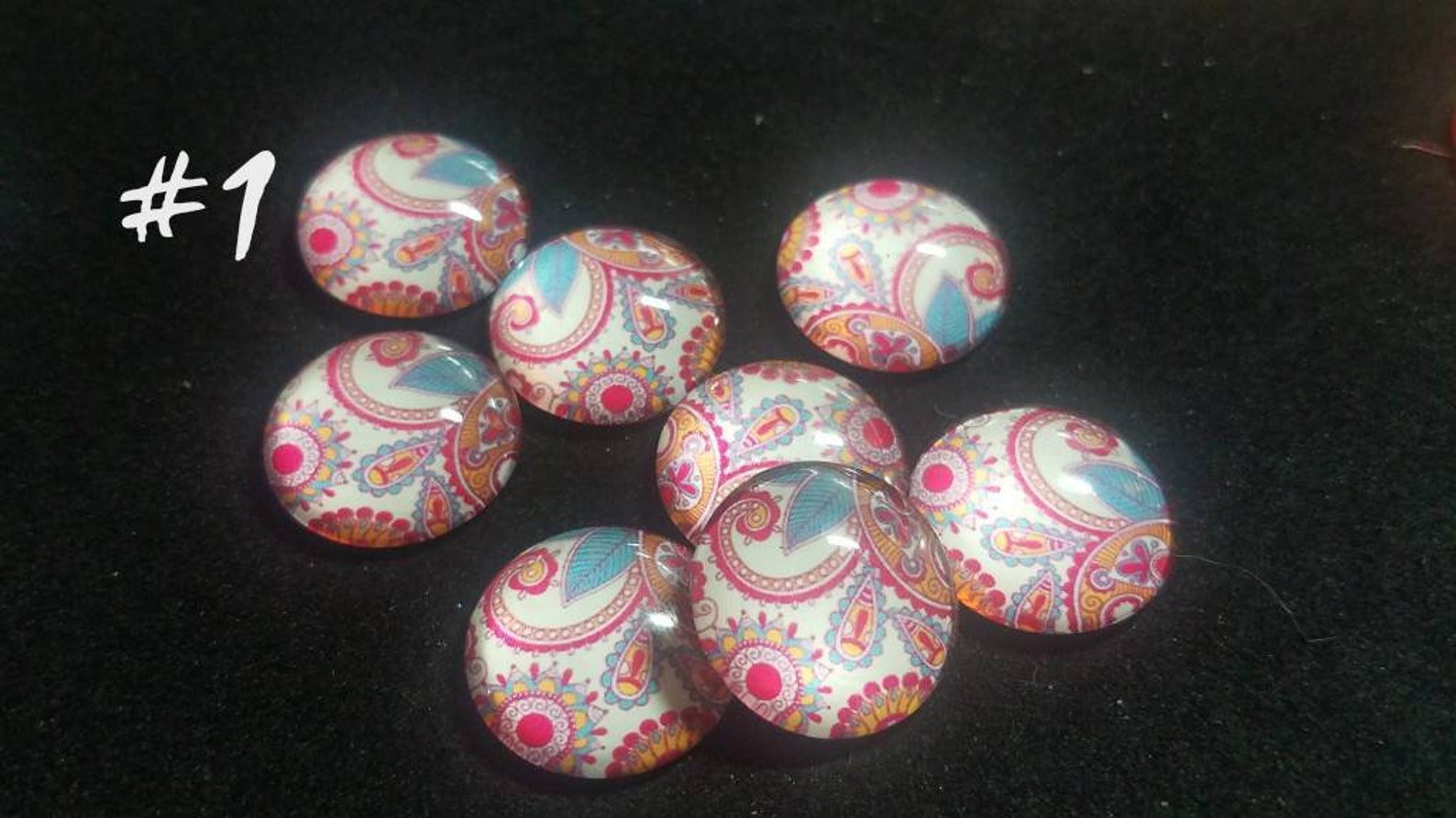 Glass Cover Minder / Abstract Designs Cover Minder / Retro - Etsy