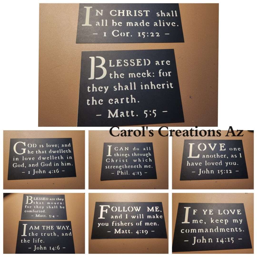 Bible Verse Die Cuts / Sunday School Die Cuts / Summer Church Camp Die ...