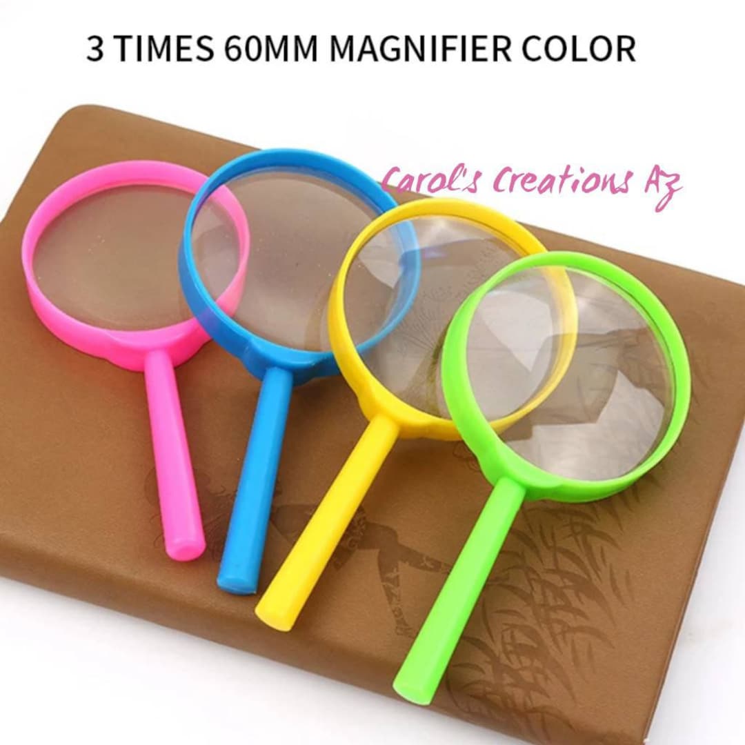 Magnifying Glass / 3x Magnifier/ Portable Magnifying Glass / Mini ...