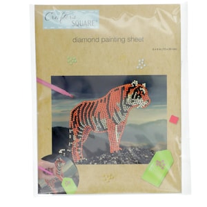 Diamond Painting Kit / Crafters Square Diamond Painting Kit / Partial ...