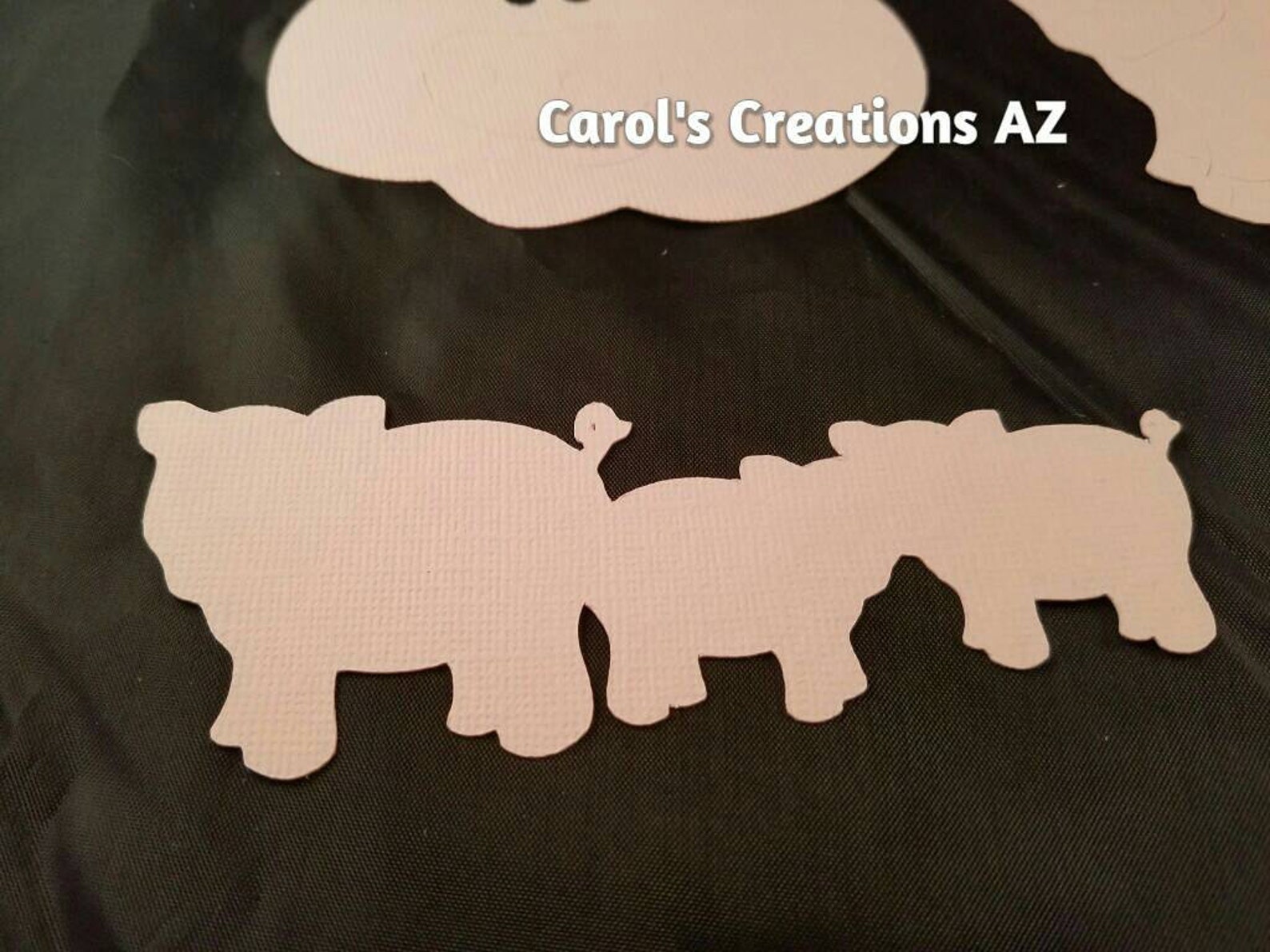 10 Pig Die Cut Set / Pig Face Die Cut / Pig Border Die Cut / - Etsy