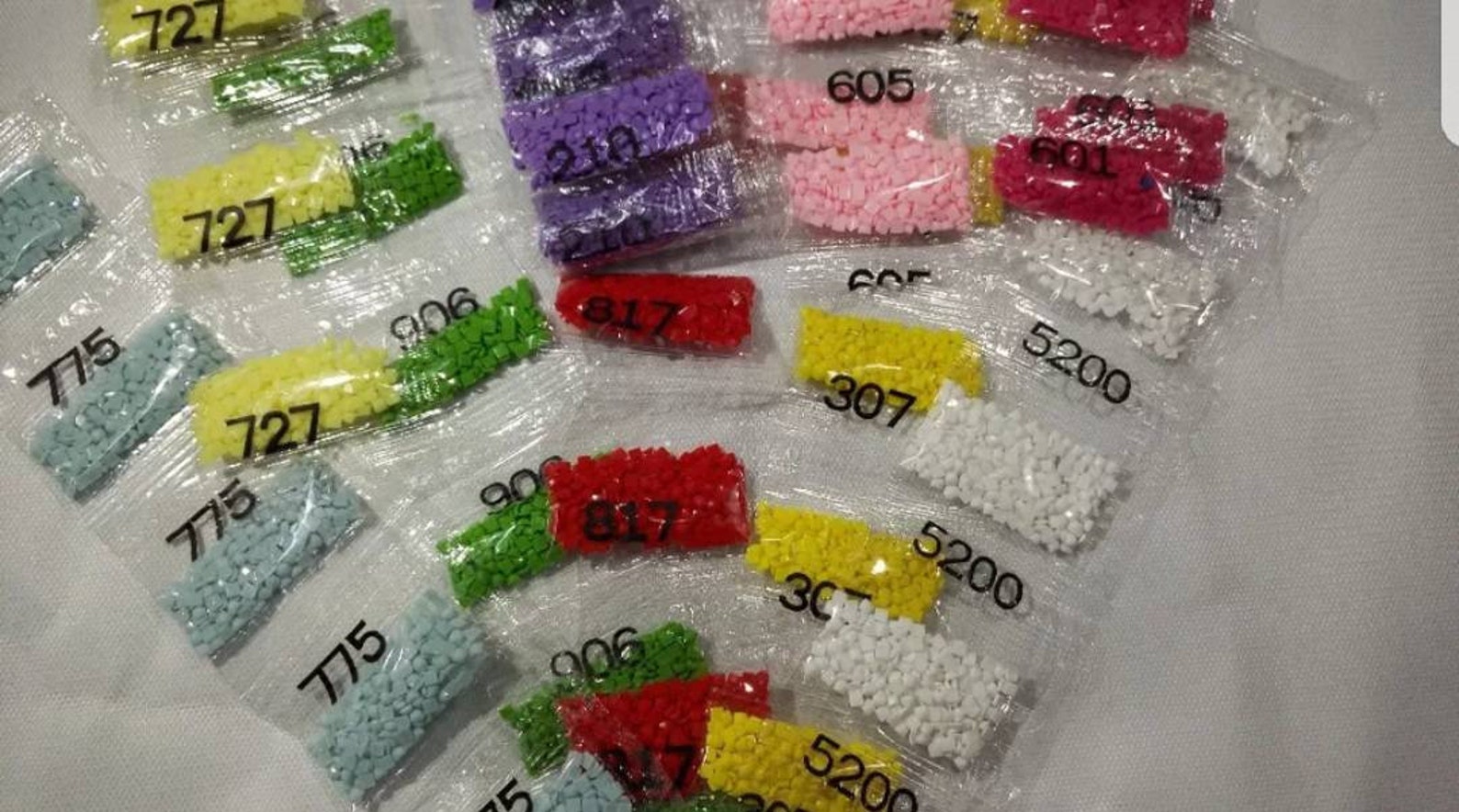 Diamond Painting Drills SQUARE / DMC Colors 3771-3849 / Diamond ...