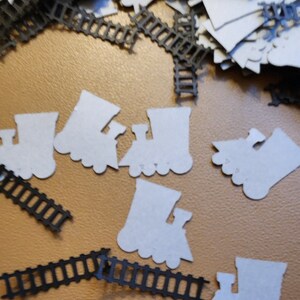 Railroad Tracks Die Cuts / Railroad Tracks Confetti / Train Tracks Die ...