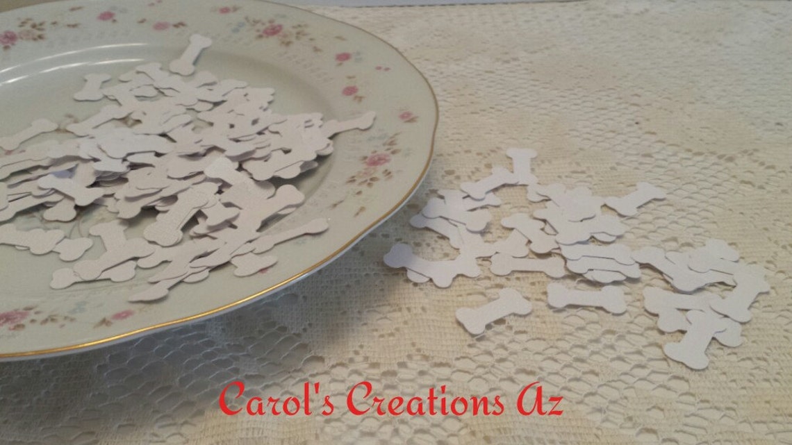 200 Dog Bone Confetti / Dog Bone Die Cut / Bone Table Confetti / Dog ...