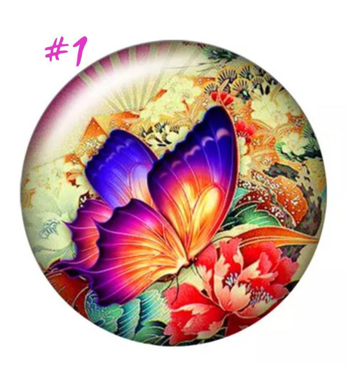 Glass Cover Minder / Butterfly Design Cover Minder / Cover Minder ...