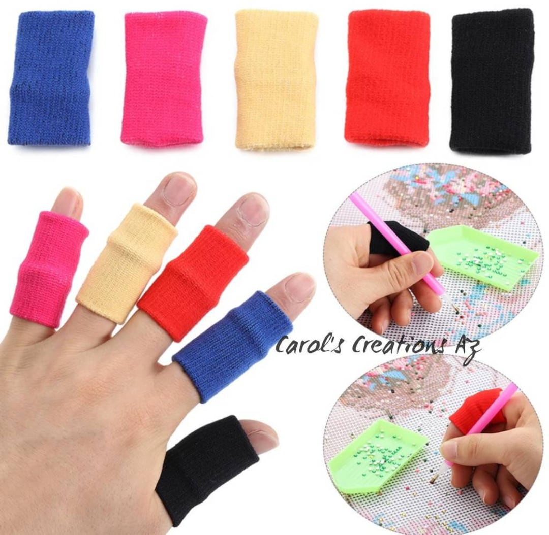 Finger Protection / 2 Finger Sleeves / Diamond Painting Accessories ...