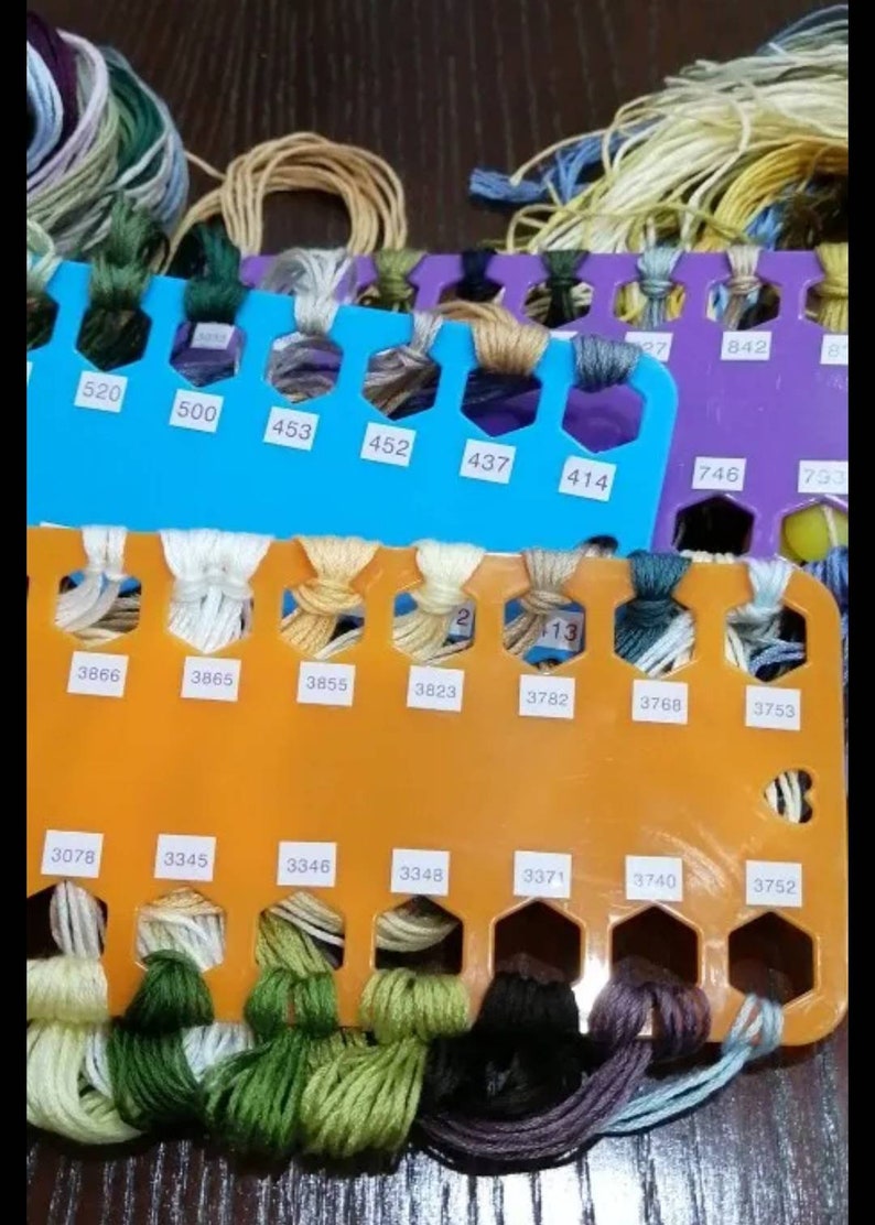 Diamond Painting Labels / DMC Stickers / Colorful DMC Stickers - Etsy