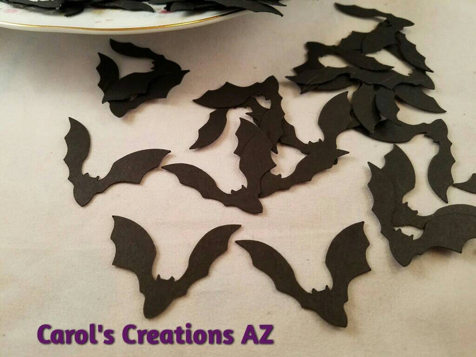 150 Bat Confetti / Halloween Confetti / Halloween Party Confetti ...