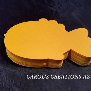 Goldfish Die Cuts / Fish Die Cuts / Fish Cut Outs / Goldfish Cut Outs ...