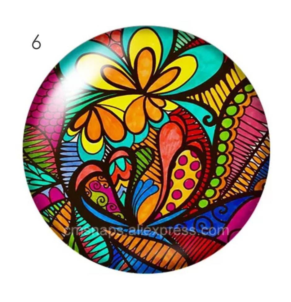 Glass Cover Minder / Flower Cover Minder / Cover Minders / | Etsy