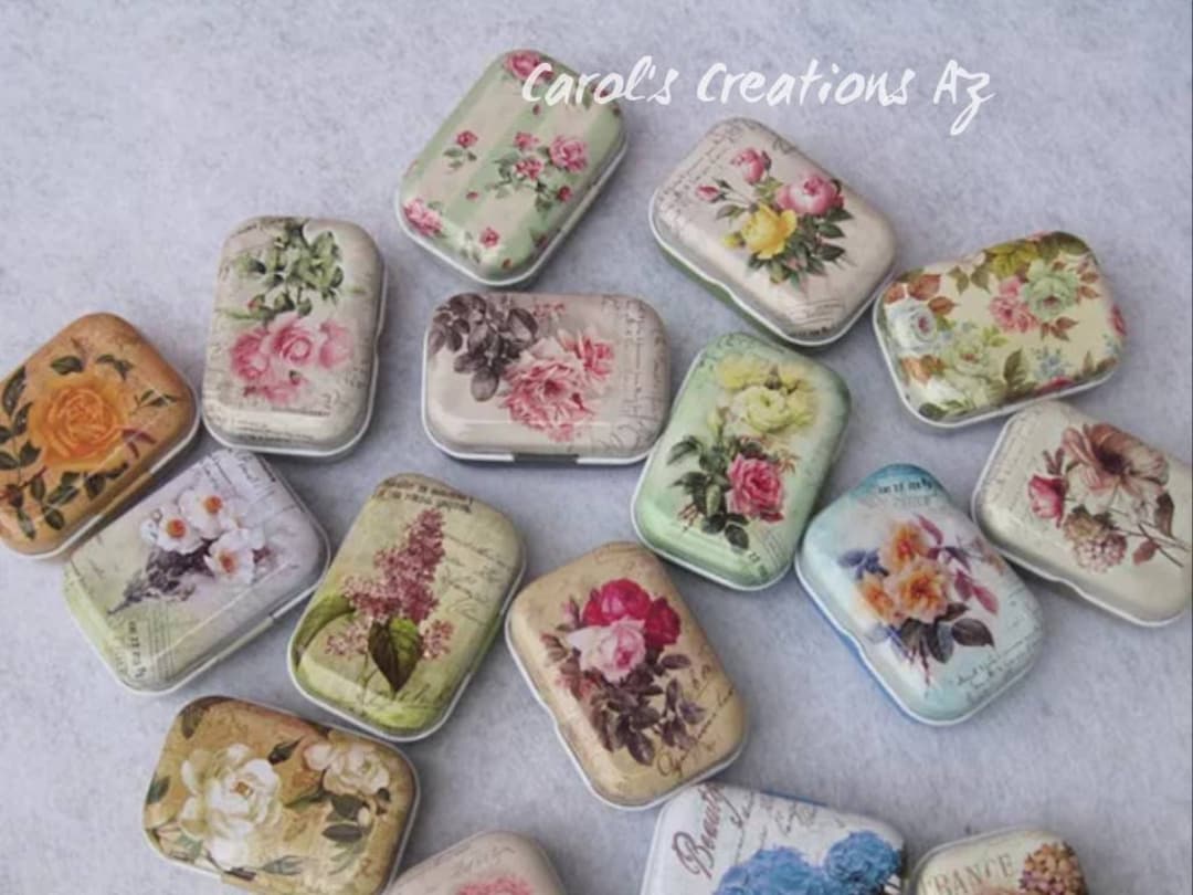 Diamond Painting Accessory Collector Tin / Needle Holder / Pill Tin ...