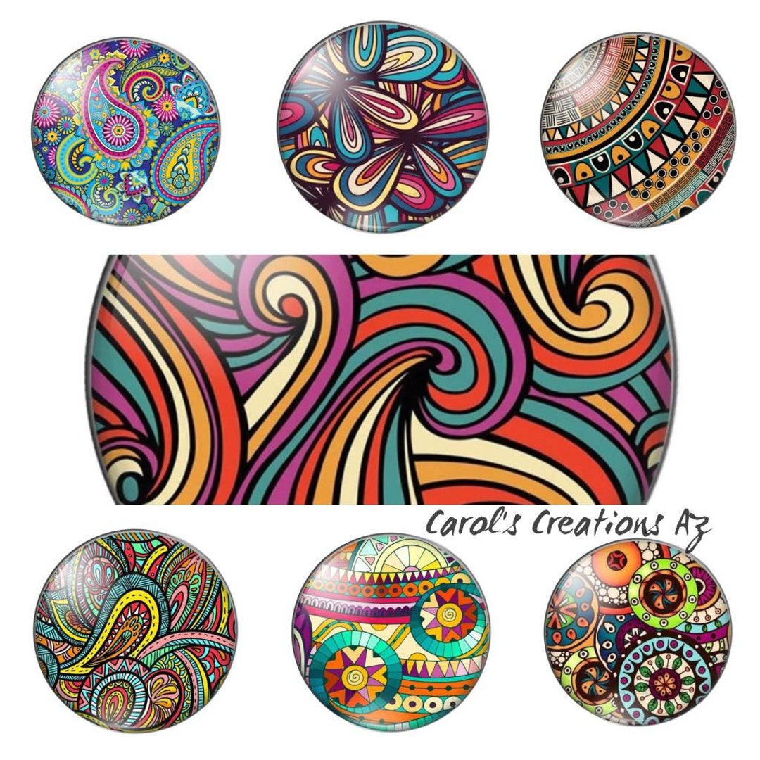 Glass Cover Minder / Paisleycover Minder / Cover Minders / Diamond ...