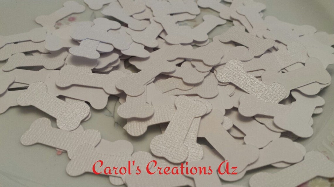 200 Dog Bone Confetti / Dog Bone Die Cut / Bone Table Confetti - Etsy