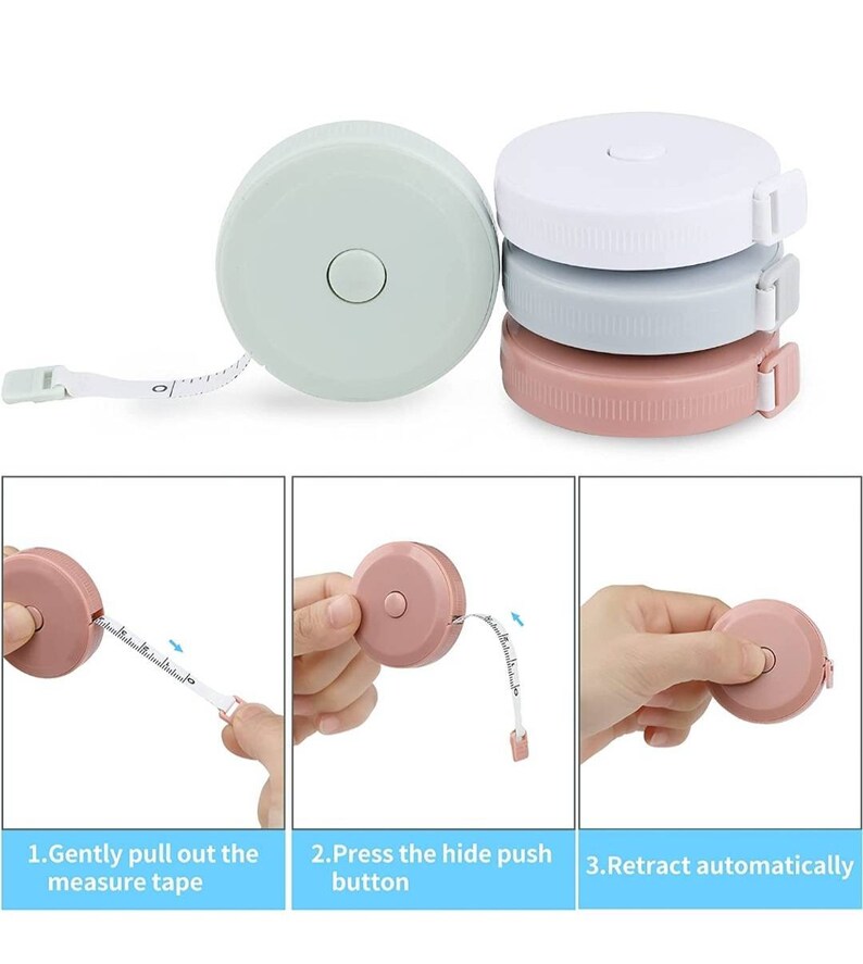 Measuring Tape / Mini Retractable Measuring Tape / Craft - Etsy