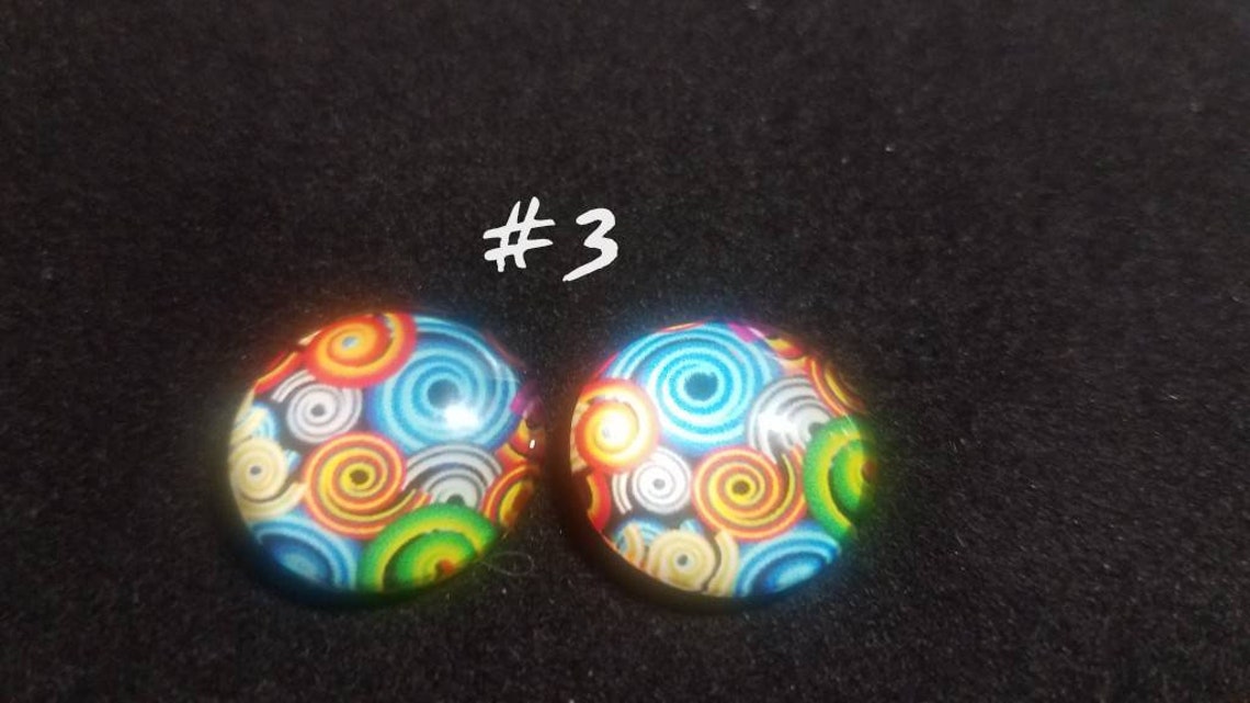 Glass Cover Minder / Abstract Designs Cover Minder / Retro - Etsy