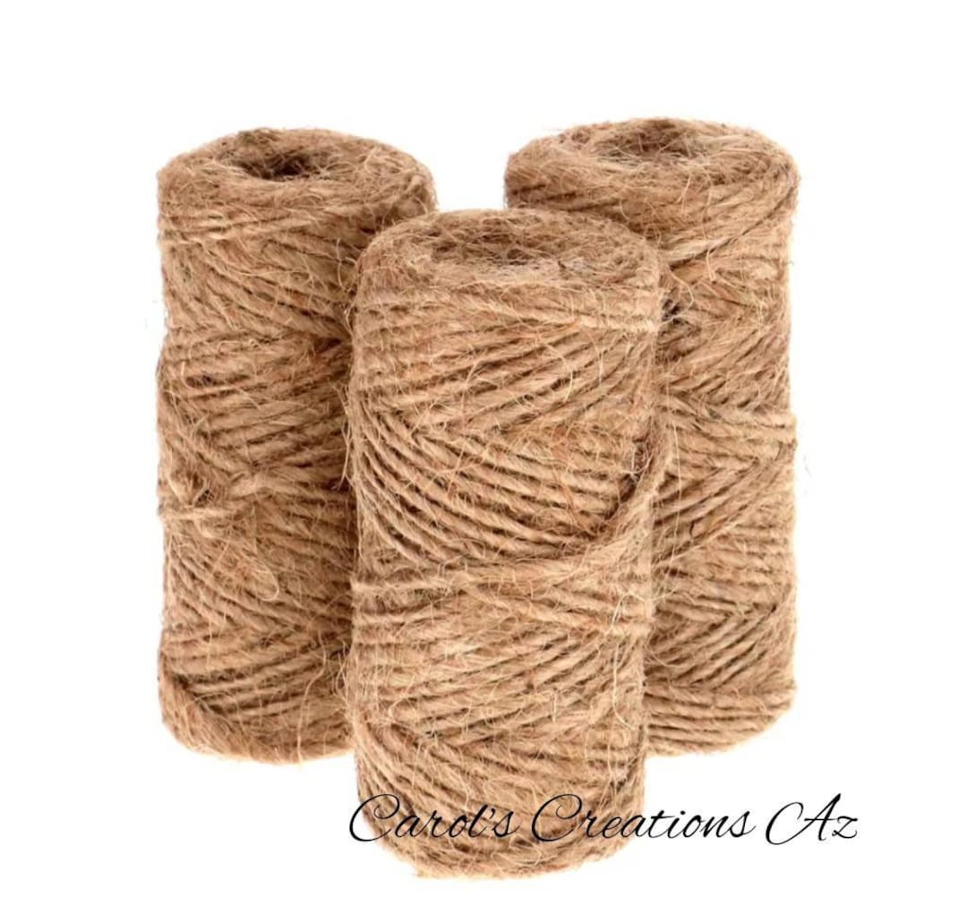 3 Rolls of Natural Jute Twine / Jute Twine / Natural Jute Twine ...