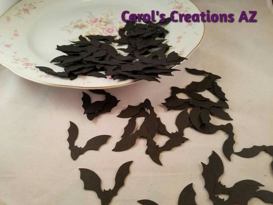 150 Bat Confetti / Halloween Confetti / Halloween Party Confetti ...
