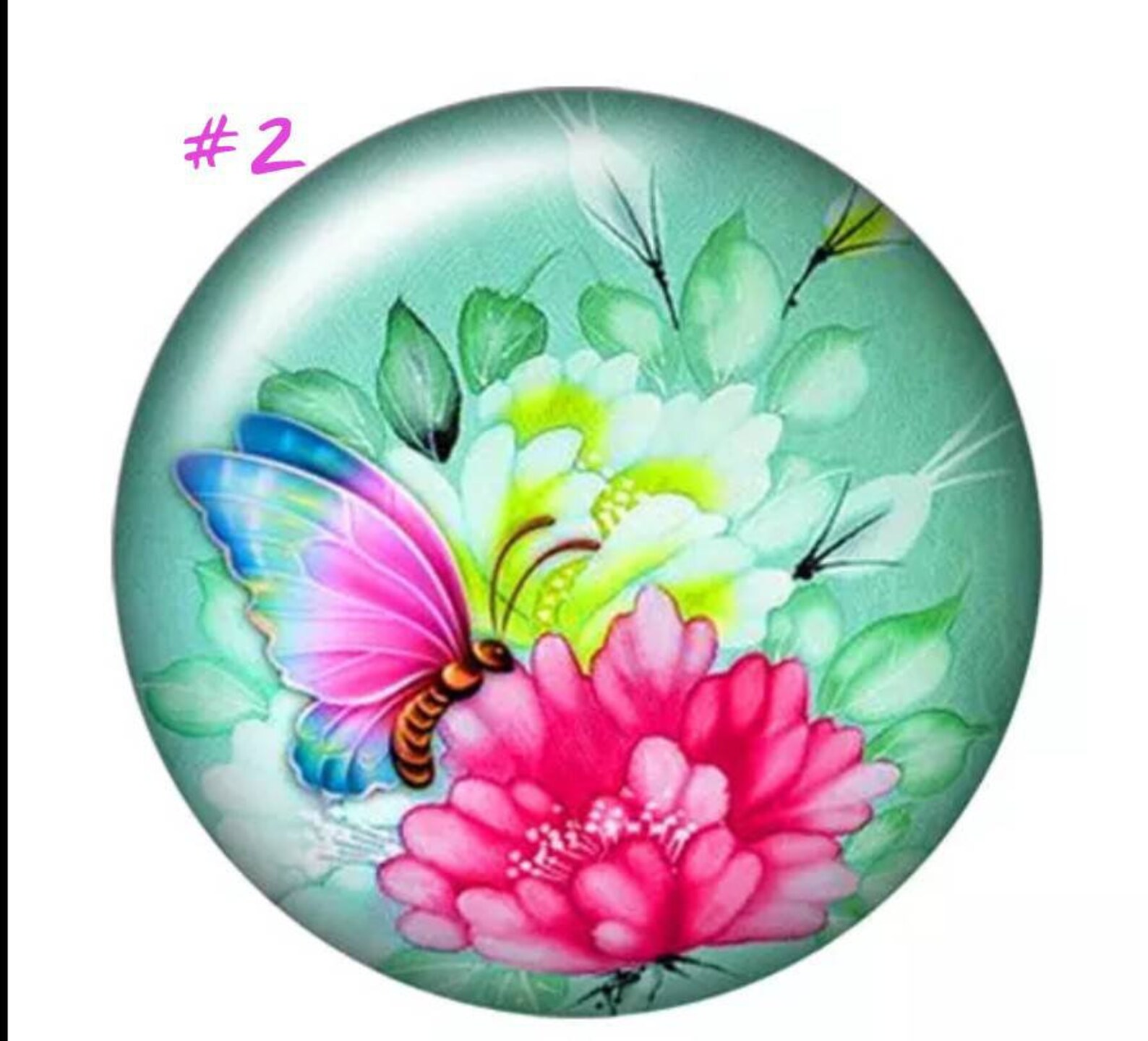 Glass Cover Minder / Butterfly Design Cover Minder / Cover Minder ...