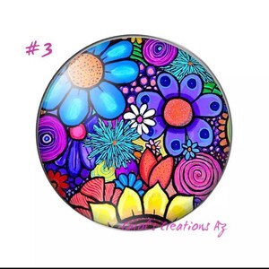 Glass Cover Minder / Flower Cover Minder / Cover Minders / Diamond ...