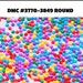 Diamond Painting Drills ROUND / DMC Colors 3770-3849 / Diamond Painting ...