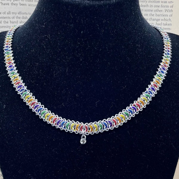 Celtic Knot Chainmaille Pendant / Medieval Renaissance Costume / Wiccan ...