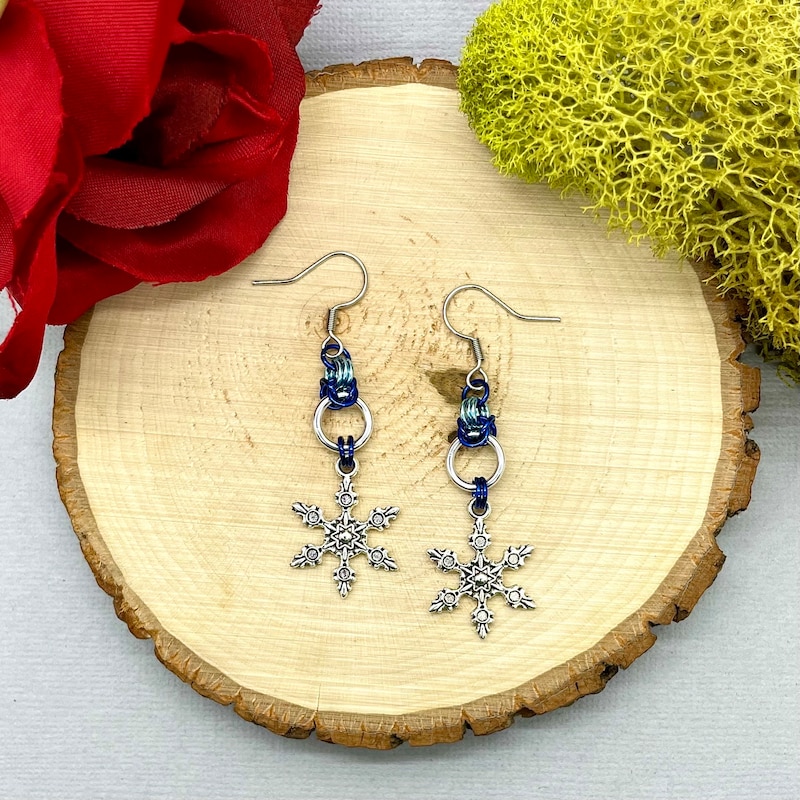 Winter Pagan Earrings - Etsy