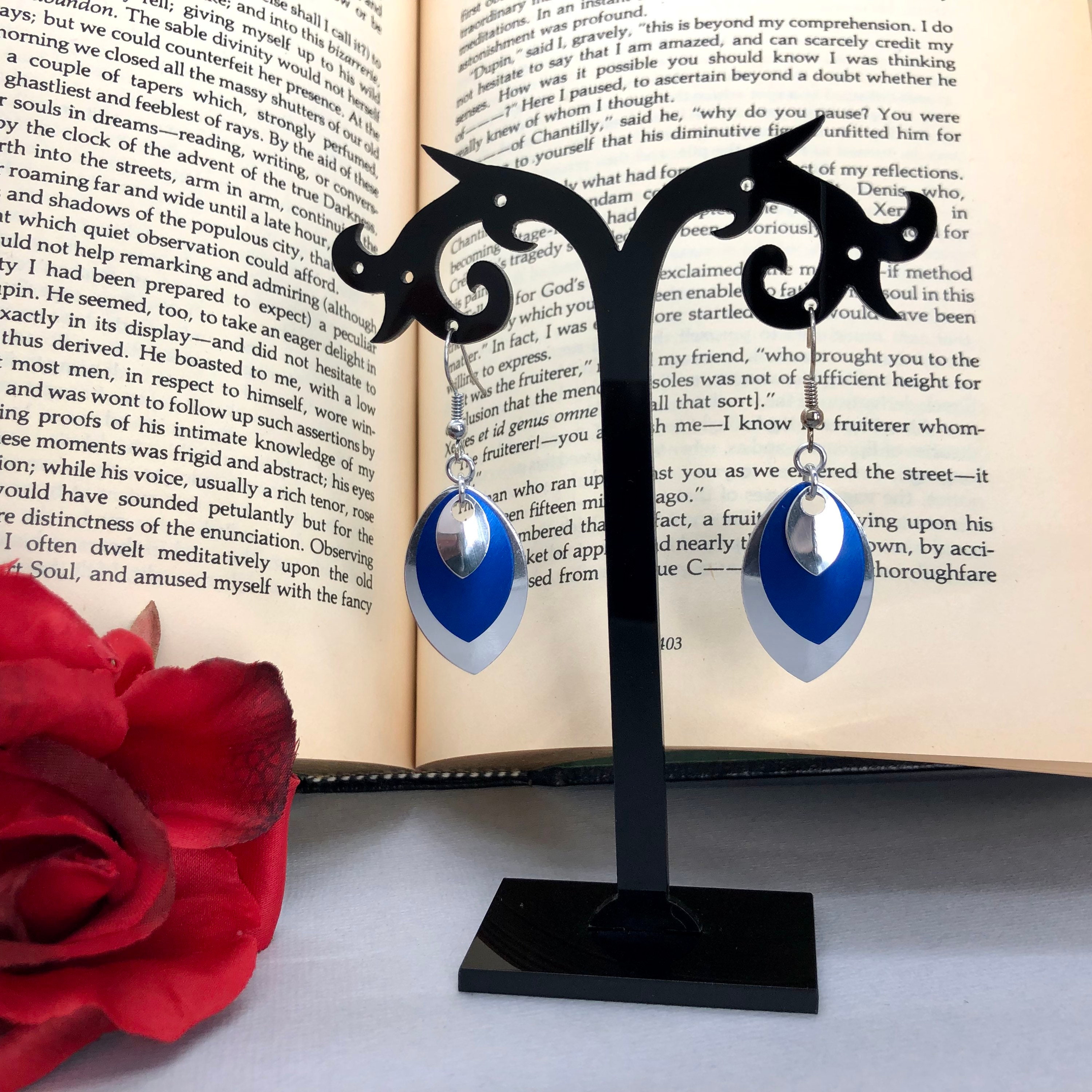 Lightweight Dragon Scale Earrings / Viking Earrings / Medieval ...