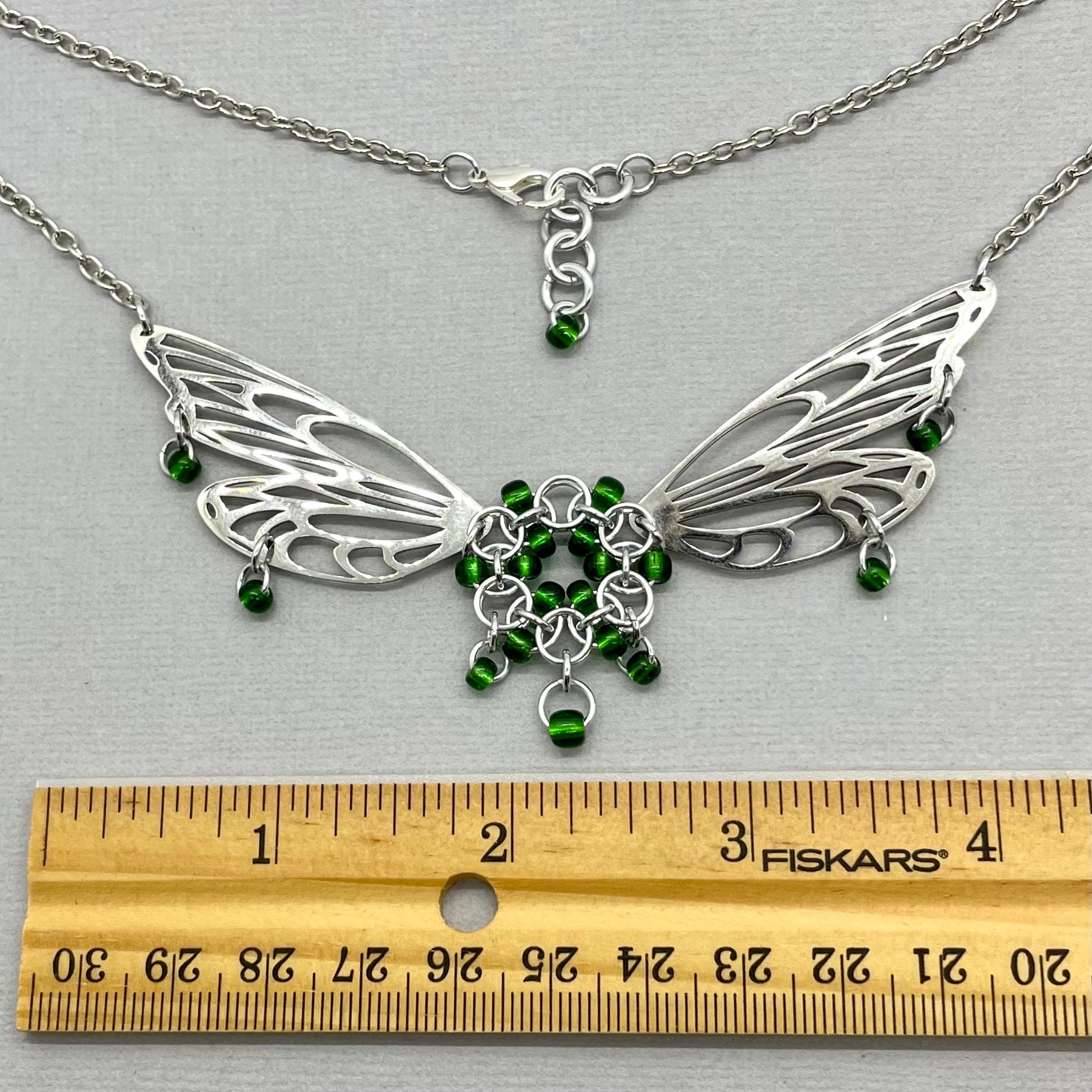 Celtic Knot Chainmaille Butterfly Pendant / Fairy Medieval Renaissance ...