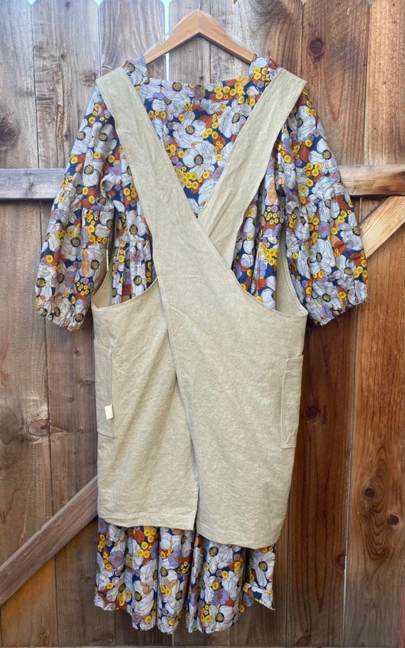 Japanese Style Crossback Apron Pattern Pdf, 2 Sizes - Etsy