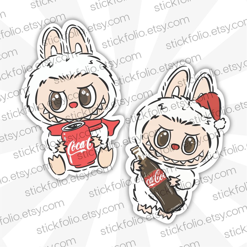 Labubu Coca Cola Doll - Etsy